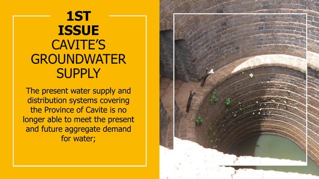 Case Study No. 1-Groundwater Supply of Cavite Province | PDF ...