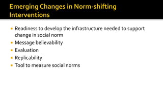 Presentation_Tura - Norms Shifting Interventions | PPT
