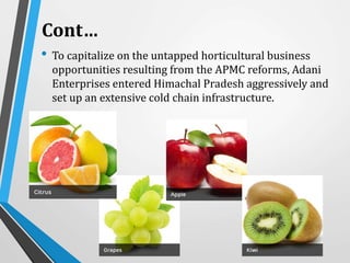 Case study of adani agrifresh | PPTX