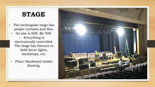 Case study of an auditorium | PPTX