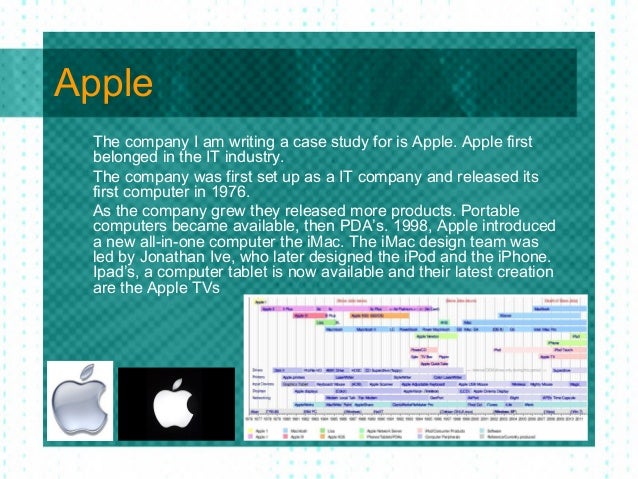 Case study of apple