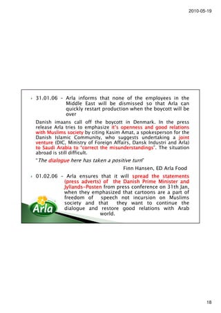 Case study of Arla Foods by Ewelina Brania | PDF