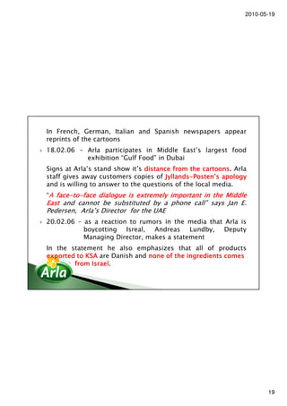 Case study of Arla Foods by Ewelina Brania | PDF