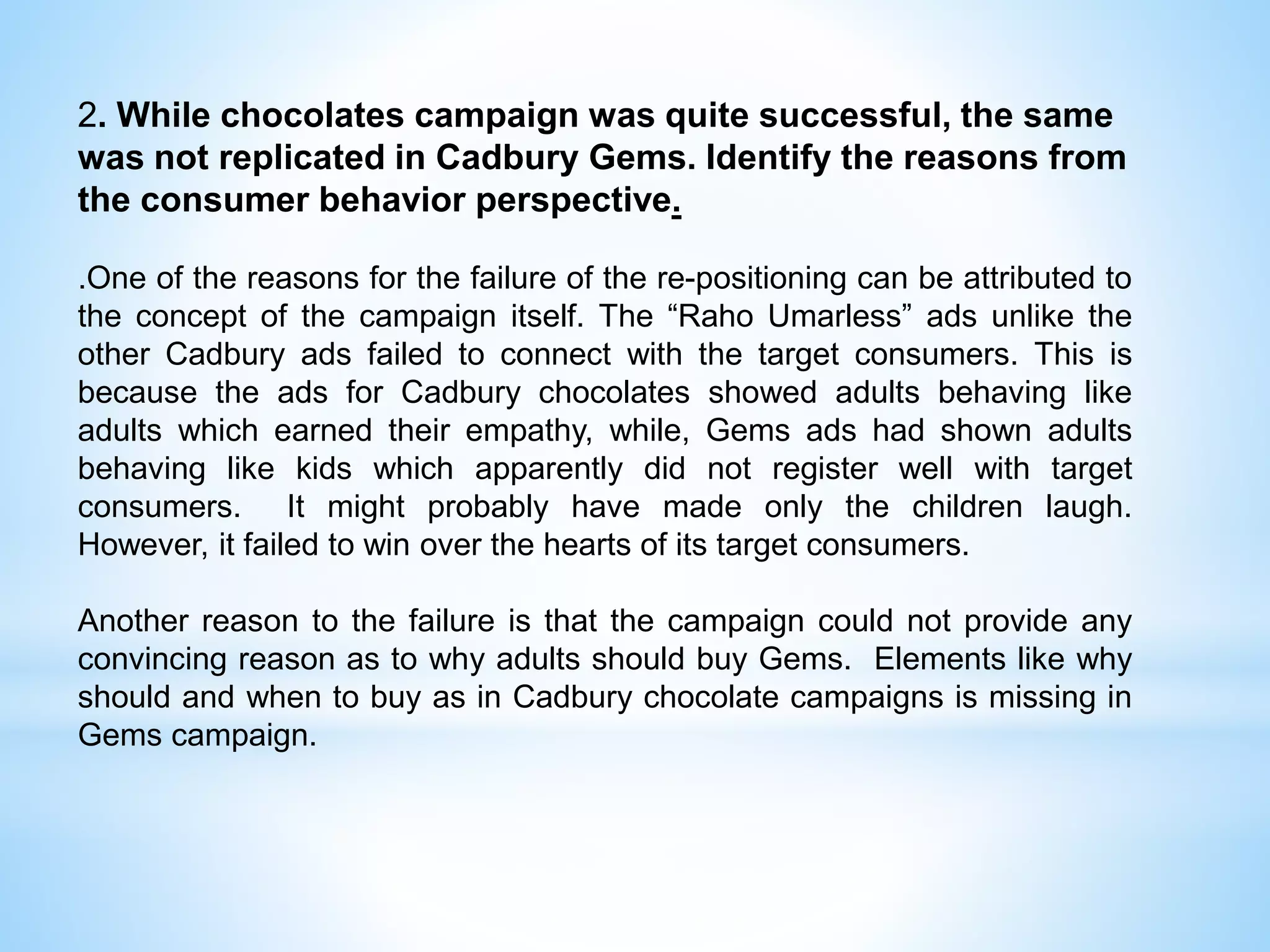 Case Study of Cadbury.pptx | Marketing and Advertising | Business