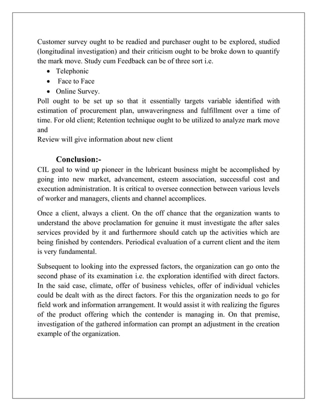 Case study of castrol india | PDF | Commodities | Economy