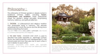 CHINESE GARDEN | PPTX