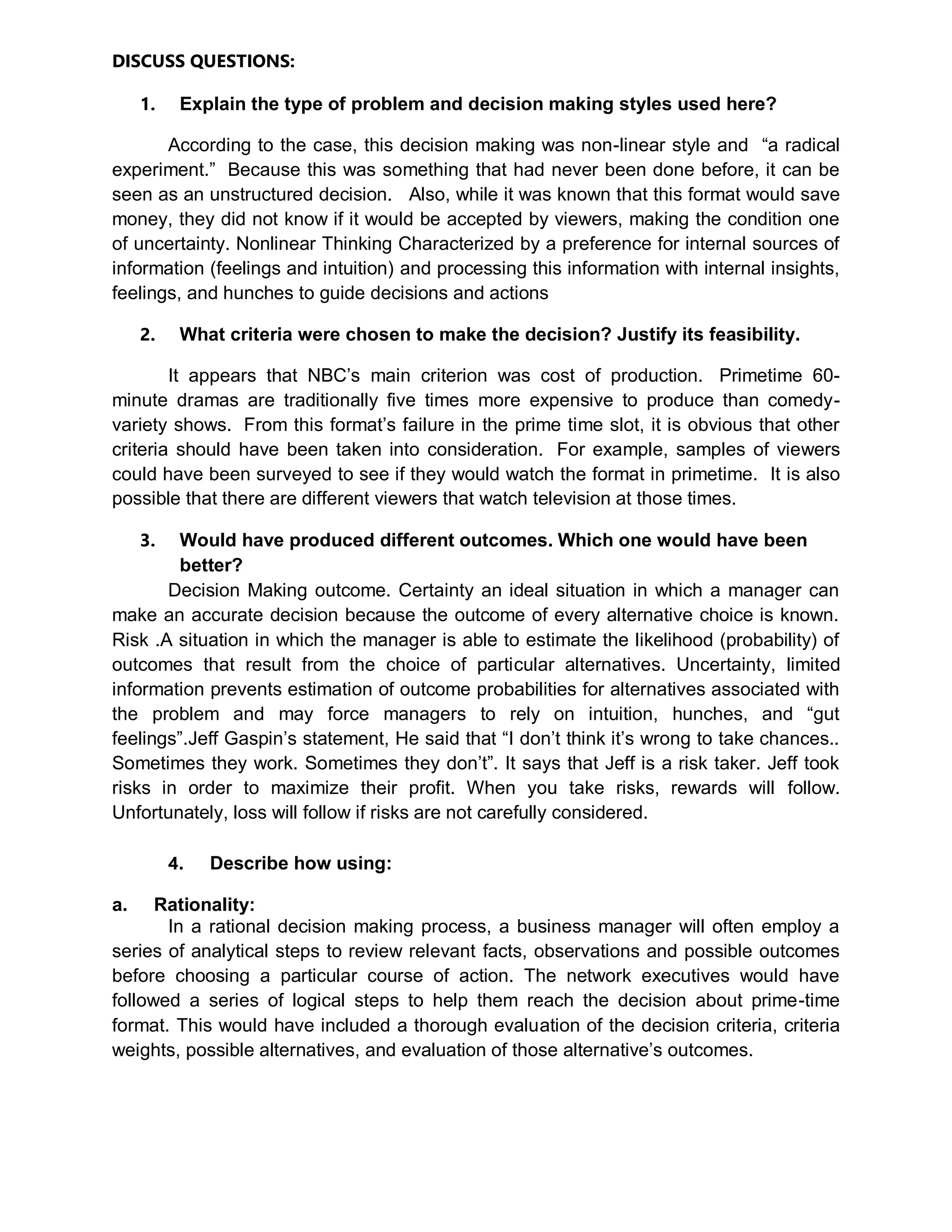 Case study of curtain falls | PDF