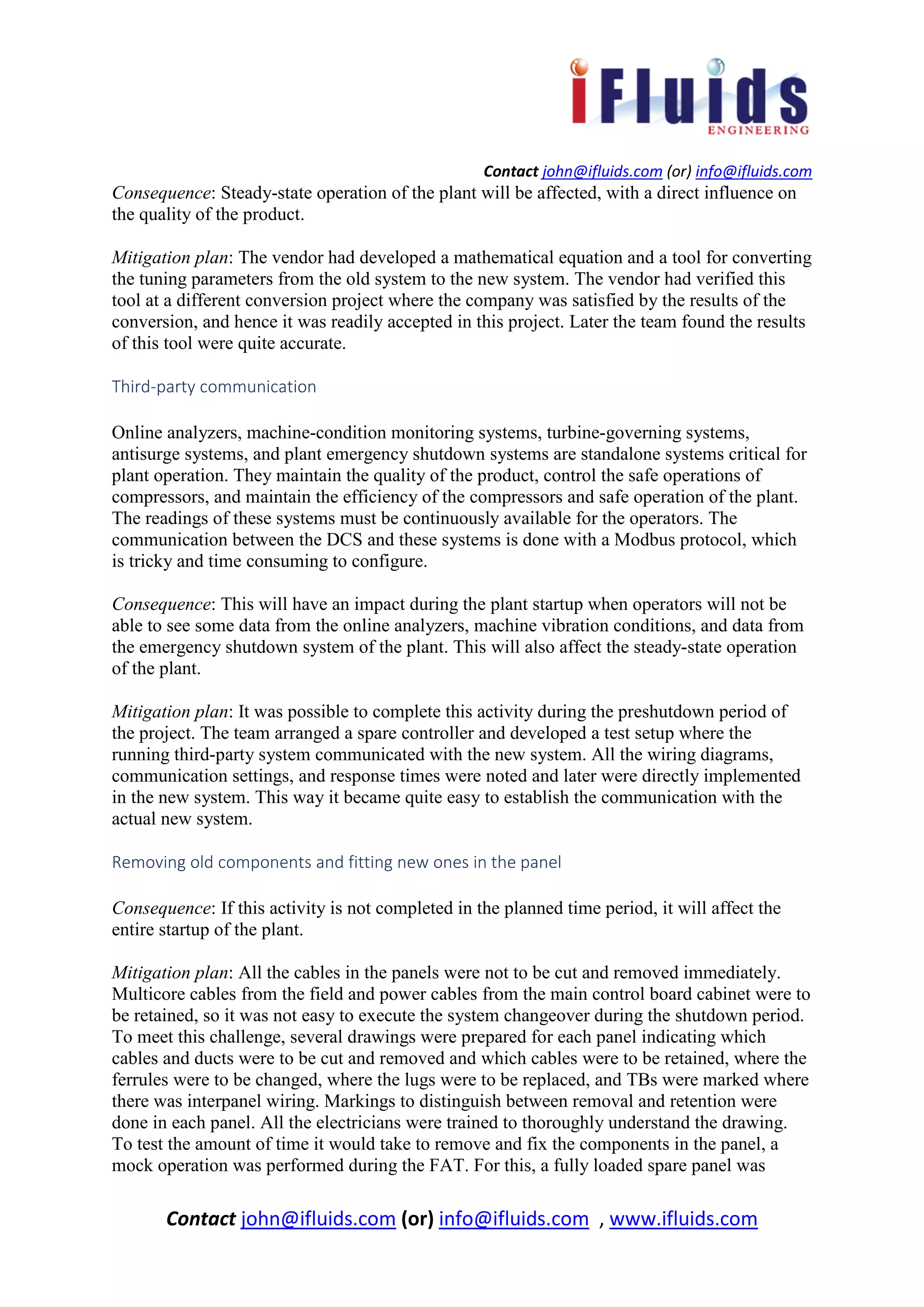 Case study of DCS upgrade how to reduce stress during execution | PDF