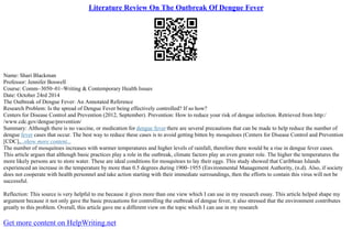 Case Study Of Dengue | PDF | Infectious Diseases | Diseases and Conditions