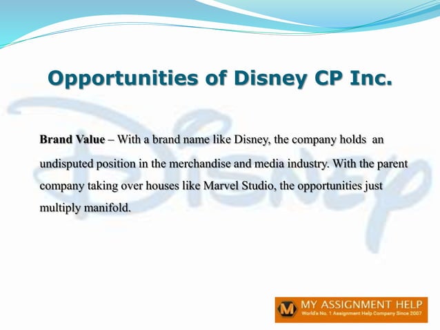 Case study of disney cp inc. | PPT