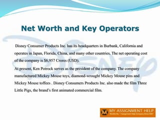 Case study of disney cp inc. | PPT