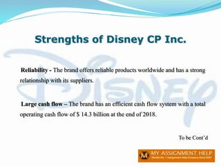 Case study of disney cp inc. | PPT