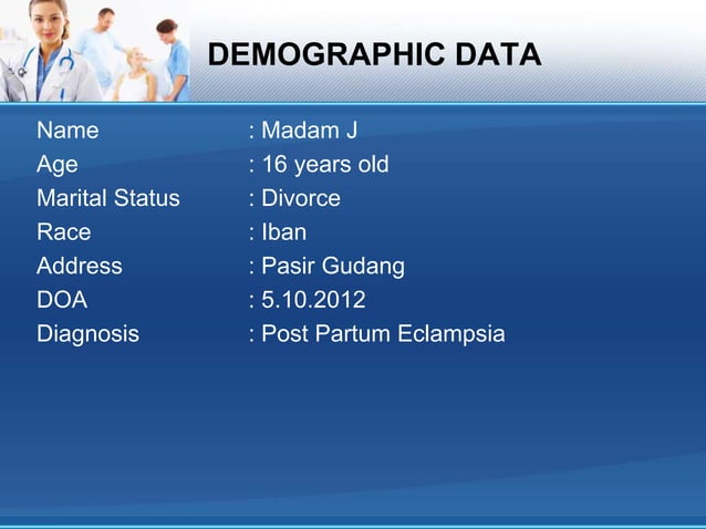 CASE STUDY OF ECLAMPSIA.ppt | Pregnancy | Reproductive Health