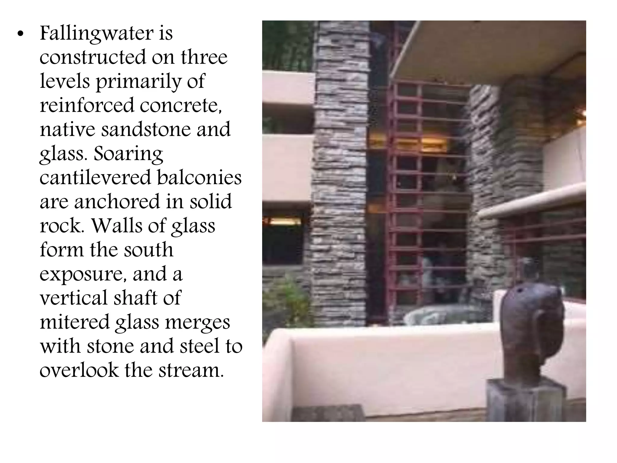 Falling water (Frank Lloyd Wright) | PPTX