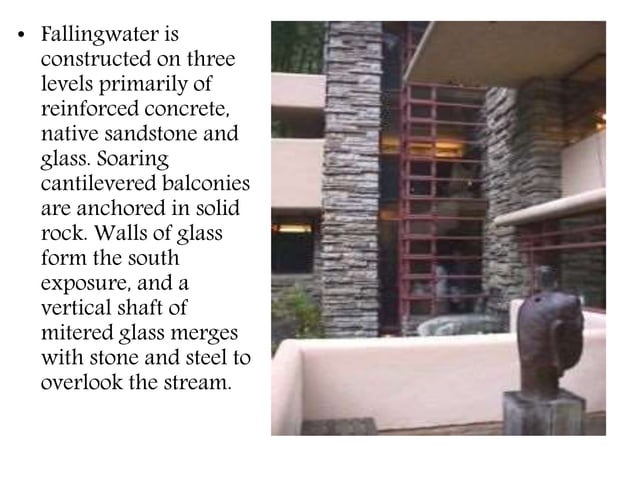 Falling water (Frank Lloyd Wright) | PPTX