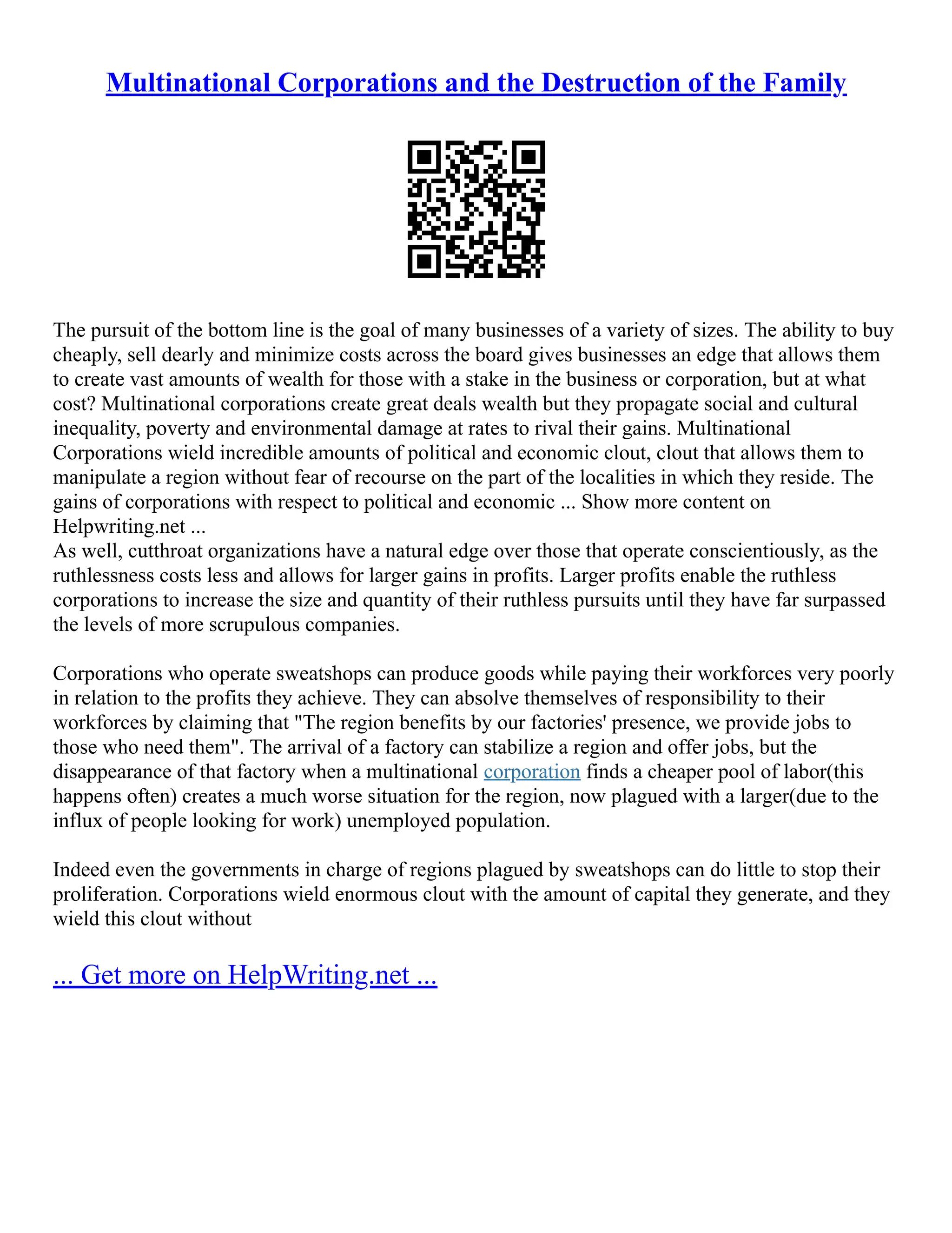 Case Study Of Freeport Indonesia | PDF