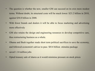 Case study of general motors | PPTX