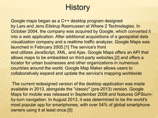 Case study of goggle map | PPTX