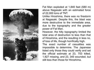 Case study of hiroshima & nagasaki | PPT