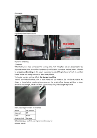 Case study of injection molding defects | PDF