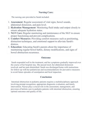 Case Study of intestinal Obstruction.docx