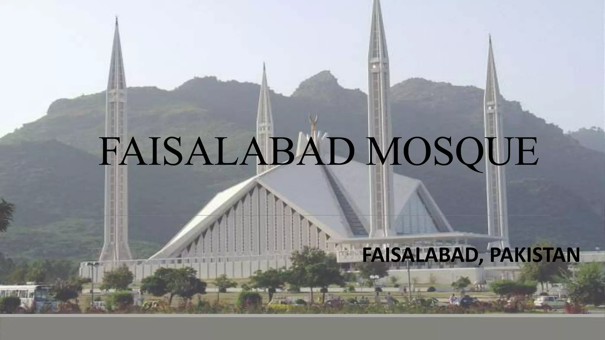 Case study of Islamic center of Rome, Faisal mosque, Suleiman mosque ...