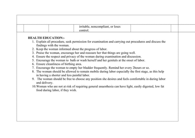 Case study of labour | DOC