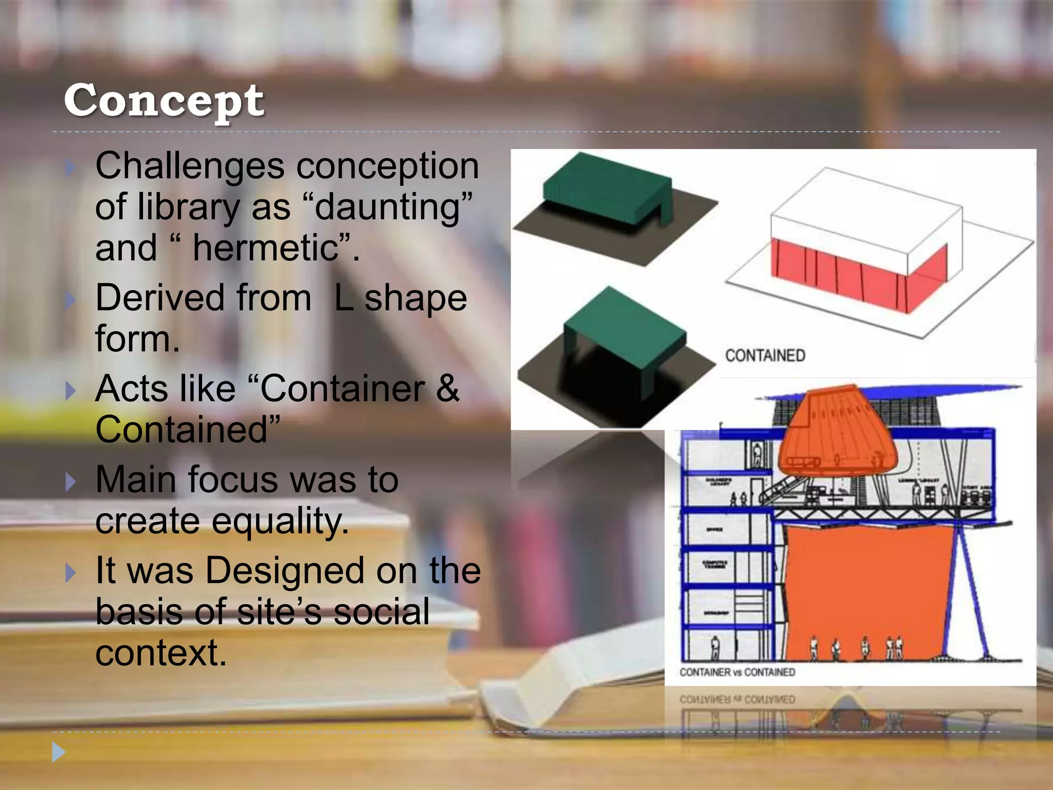 Case study of library | PPTX