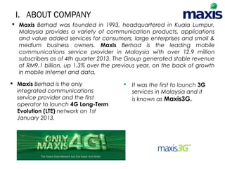 Case study of maxis 2014 | PPT