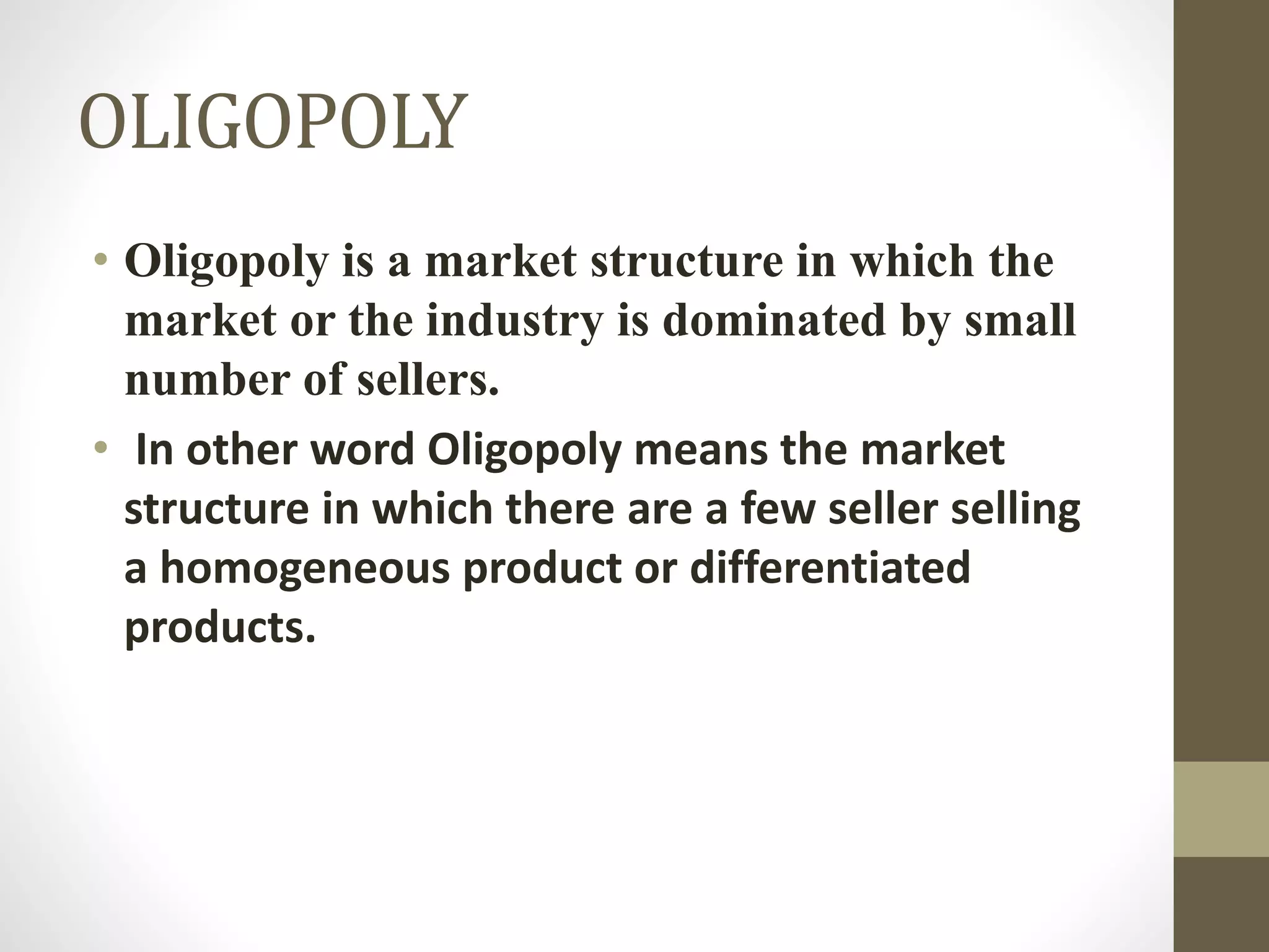 Case study of oligopoly on automobile industry | PPTX