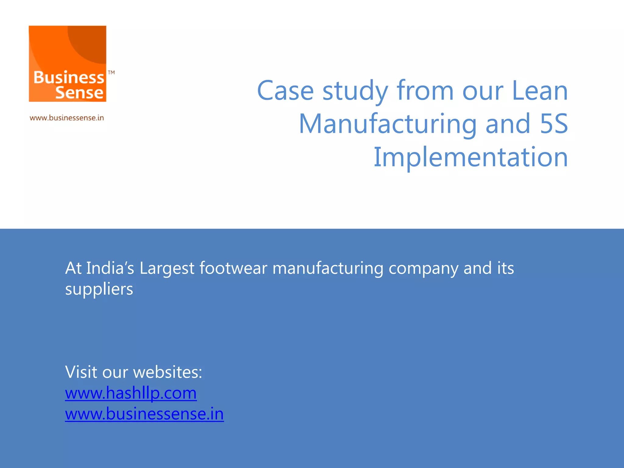 Lean Manufacturing Implementation - Case Study | PDF