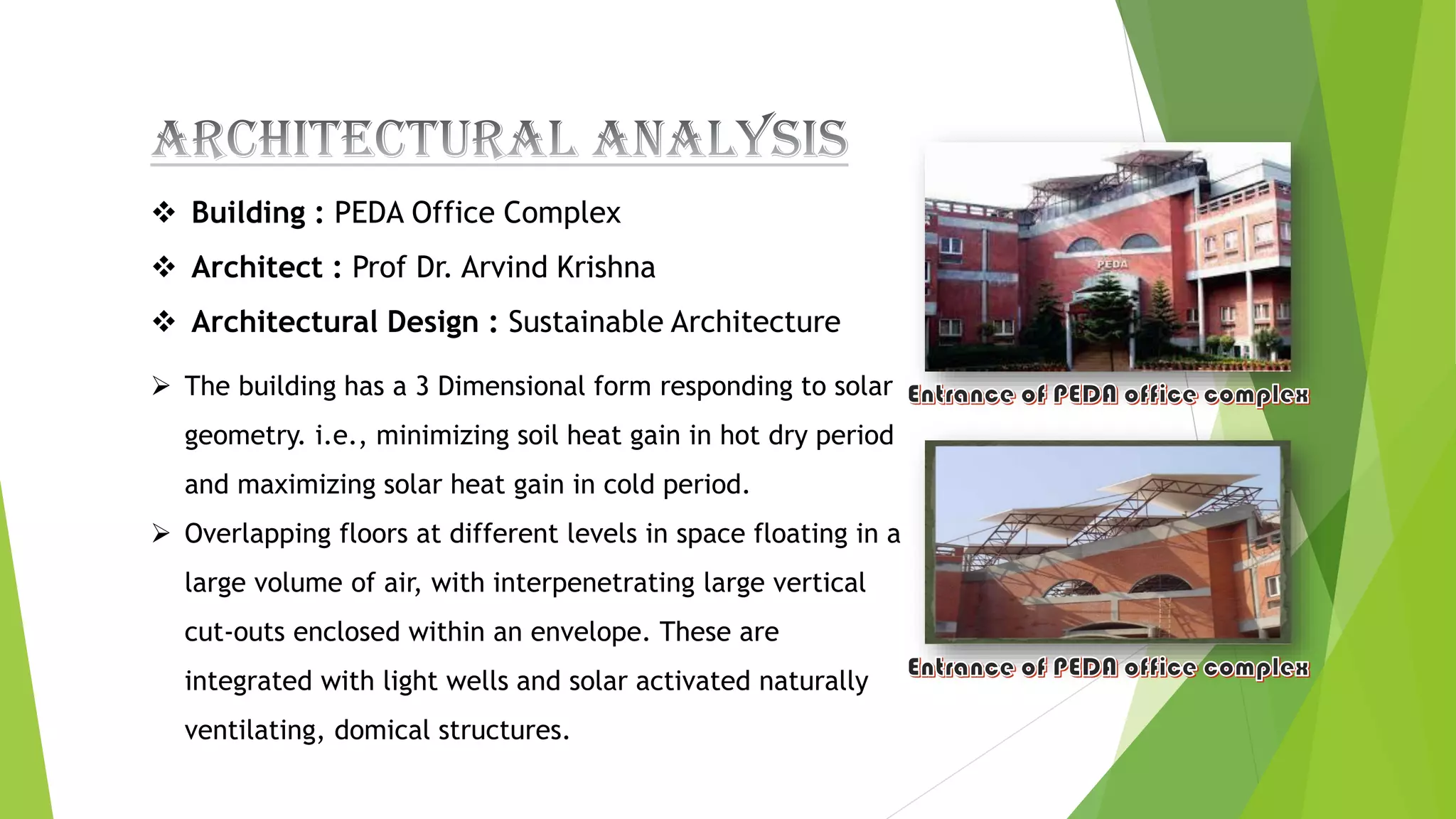 CASE STUDY OF PEDA OFFICE COMPLEX, CHANDIGARH.pdf