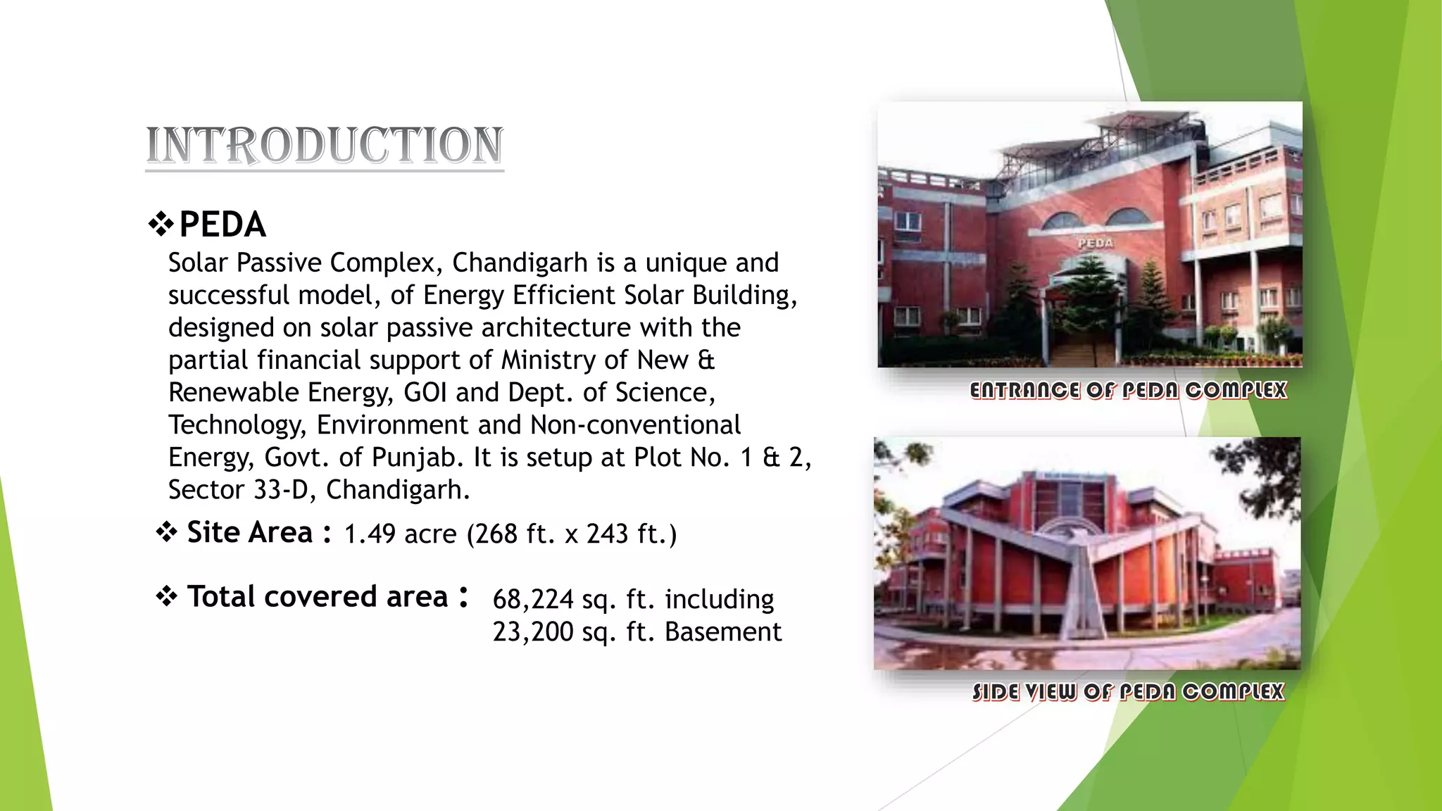 CASE STUDY OF PEDA OFFICE COMPLEX, CHANDIGARH.pdf