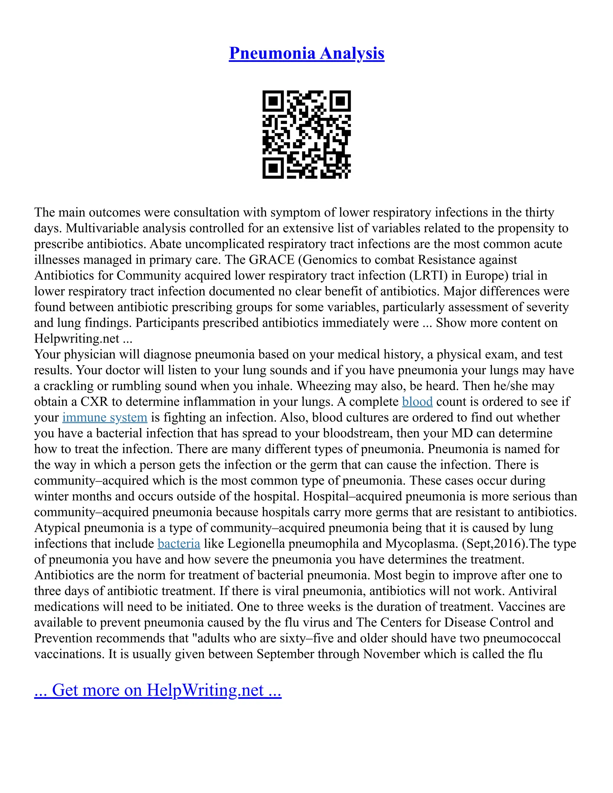 Case Study Of Pneumonia And Chronic Pulmonary Disease | PDF