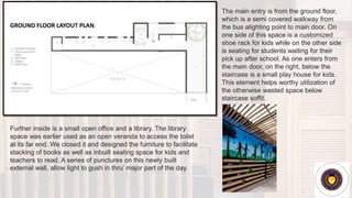 architectural design of rural nursery school | PPTX