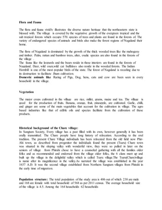 Case study of sangtam naga society chare village tuensang district of ...