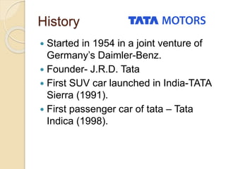 Case study of tata motors | PPTX