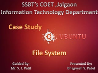 Ubuntu File System | PPTX