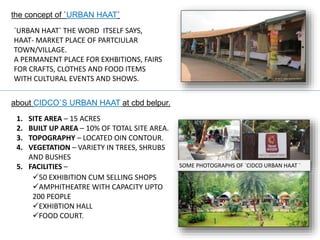 Case study of URBAN HAAT, CBD BELAPUR | PPTX