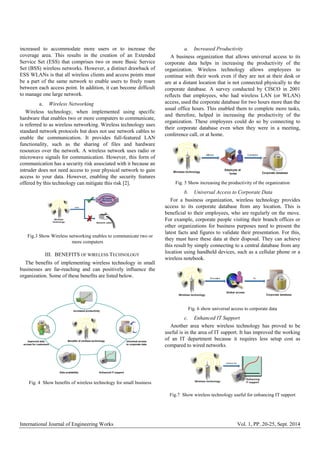 Case study of wireless networking for small business | PDF