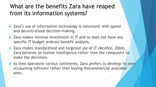 Case study of zara | PPTX