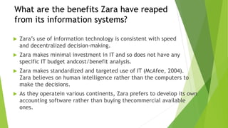 Case study of zara | PPTX