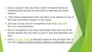 Case study of zara | PPTX