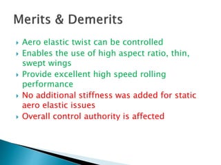 Case study on aero elasticity | PPTX