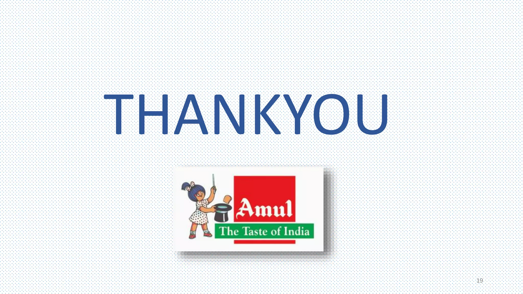 Case study on Amul-2019 | PPTX