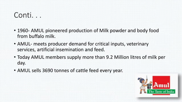 Case study on Amul-2019 | PPTX