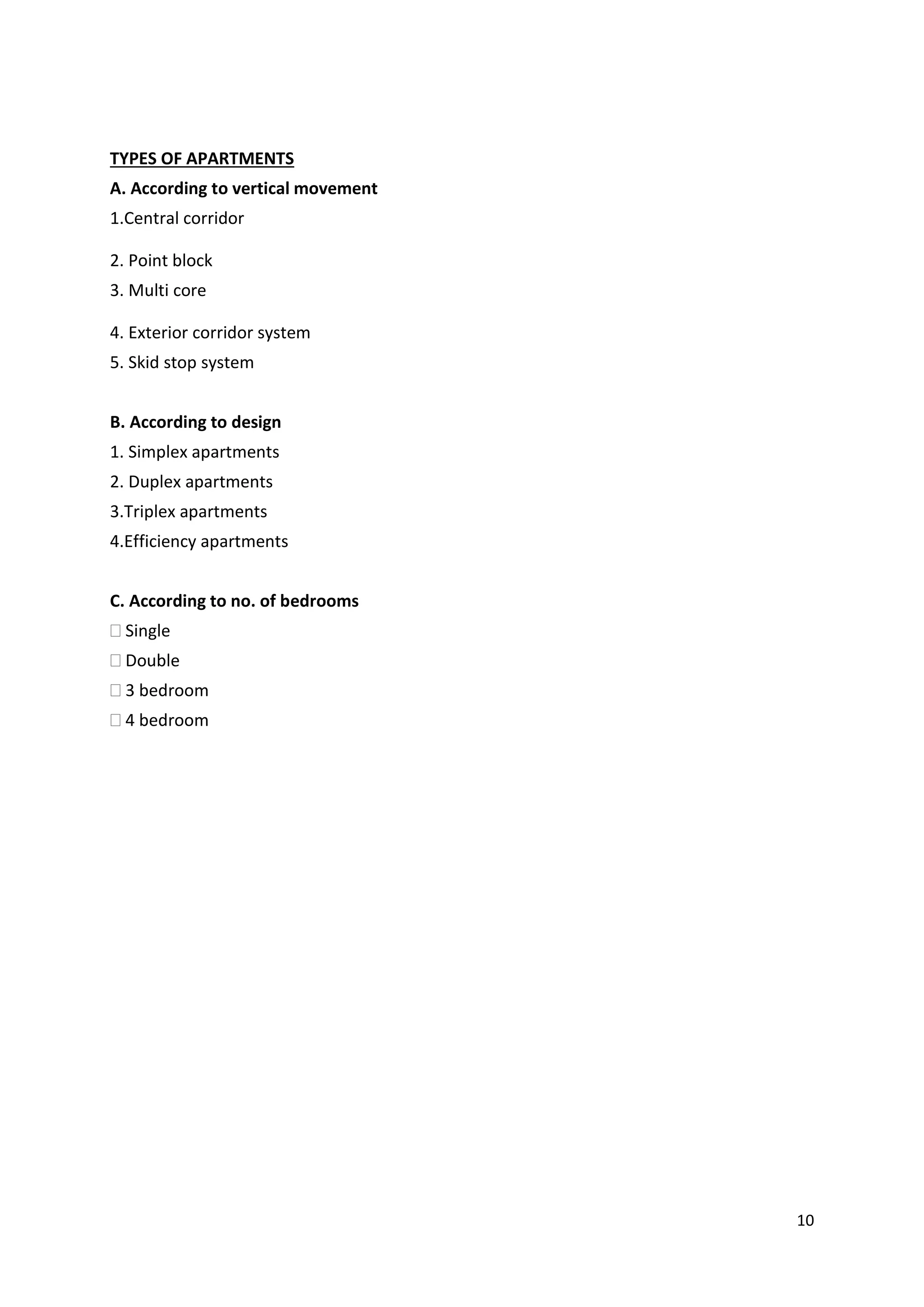 Case study on Apartment | PDF