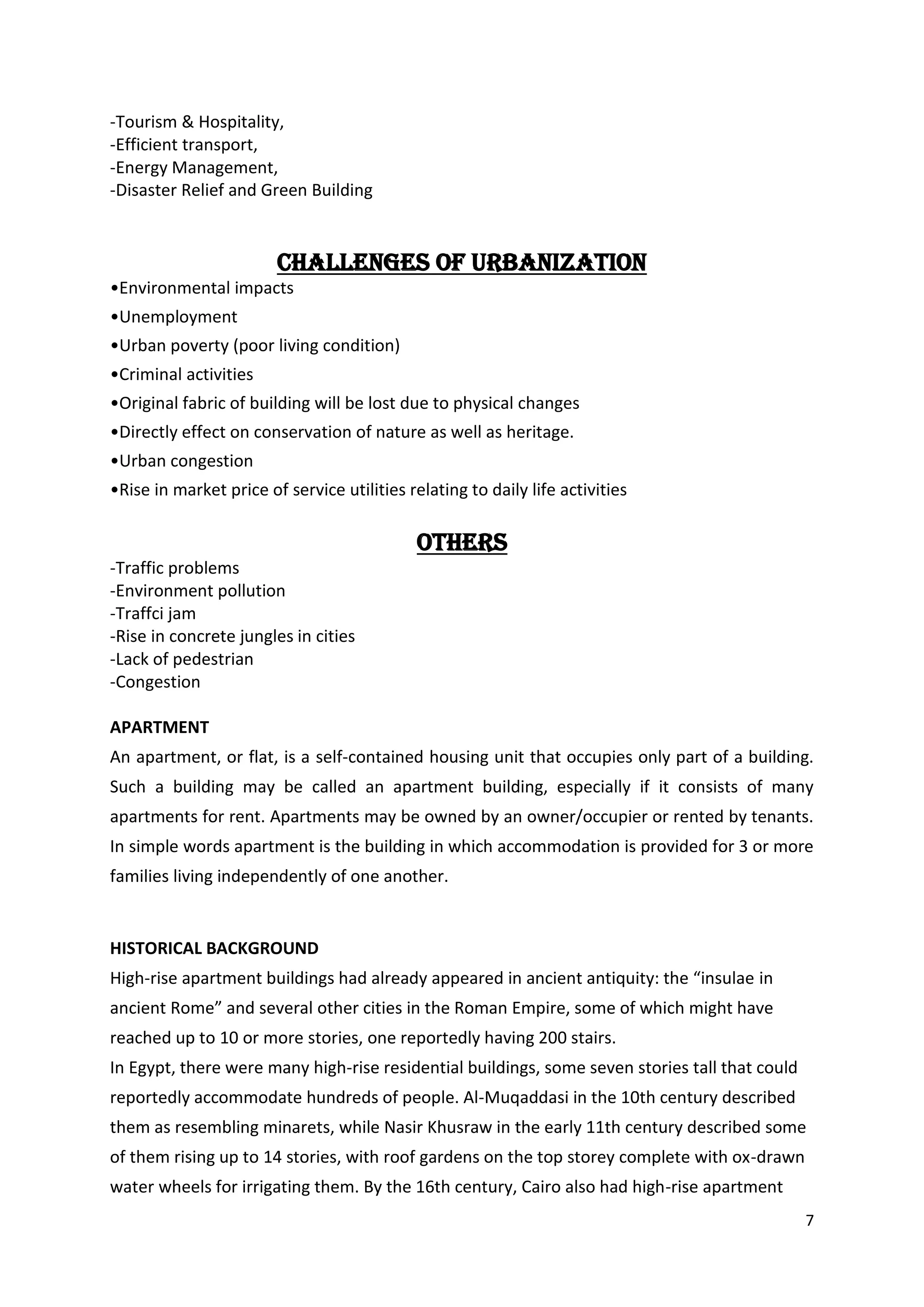 Case study on Apartment | PDF