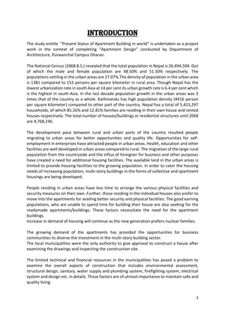 Case study on Apartment | PDF