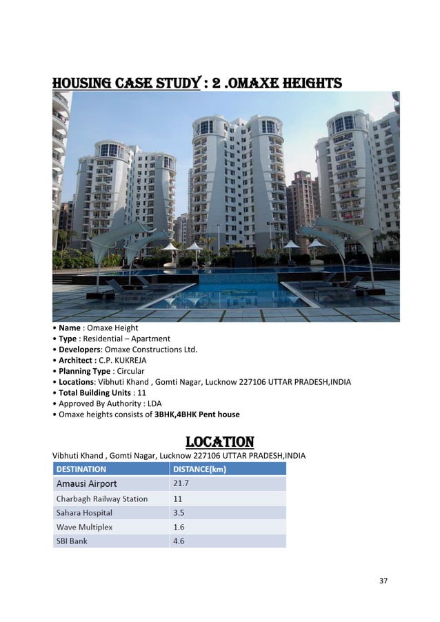 Case study on Apartment | PDF | Civil Engineering Industry | Industries